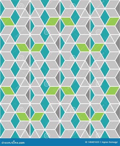 Teste Padr O Geom Trico Abstrato Linear Sem Emenda Branco E Verde Da
