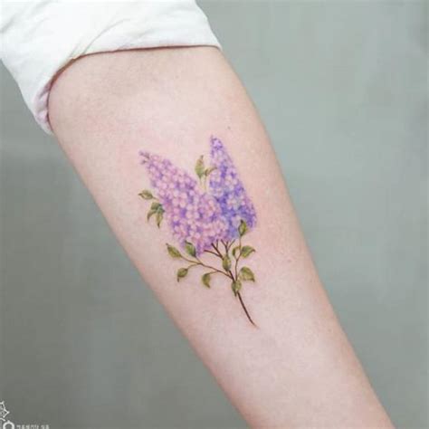 Lilac Tattoos A Blossoming Expression Of Individuality Art And Design
