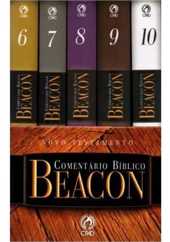 Box Comentário Bíblico Beacon Nt Capa Flexível 5 Livros Frete grátis