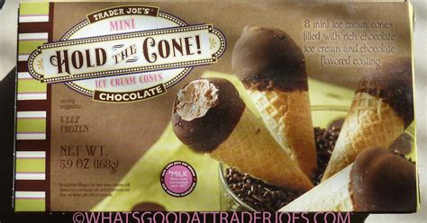 What S Good At Trader Joe S Trader Joe S Mini Chocolate Hold The Cone