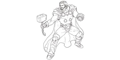 33 Disegni Di Thor Da Colorare PianetaBambini It