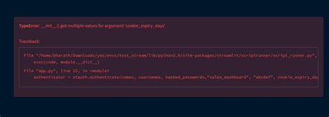 typeerror init got multiple values for argument cookie expiry days · issue 1 · sven bo