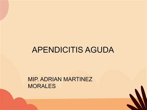 APENDICITIS AGUDA Guía basada en evidencia sobre el tratamiento y