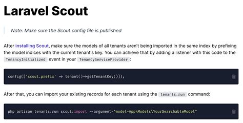 4 X Add Integration Guide For Laravel Scout By Lukinovec Pull
