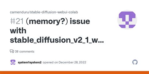 Memory Issue With Stable Diffusion V2 1 Webui Colab When Mounting