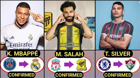 ALL LATEST CONFIRMED SUMMER TRANSFERS 2024 AND RUMOURS Mbappé Salah