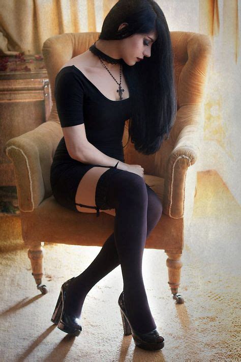 Sexy Goth Punk Gothic Rock Attractive Seductive Nude Lingerie Dress Up Play Fun