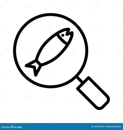 L nea Fina Icono De La B squeda Del Vector Ilustración del Vector