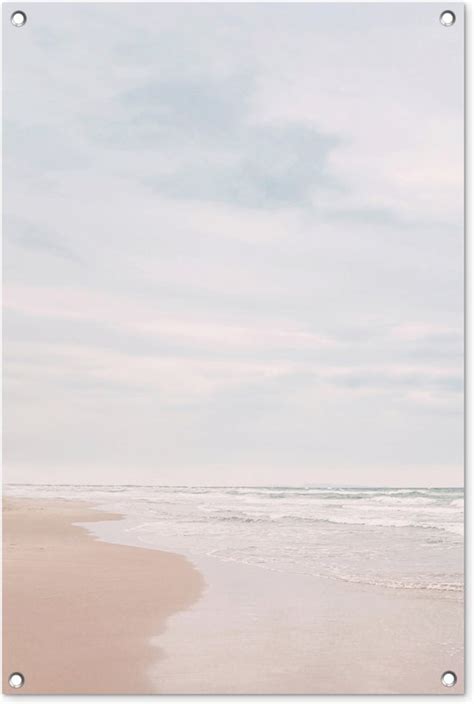 Tuinposters Buiten Zee Strand Golven Natuur Zomer X Cm
