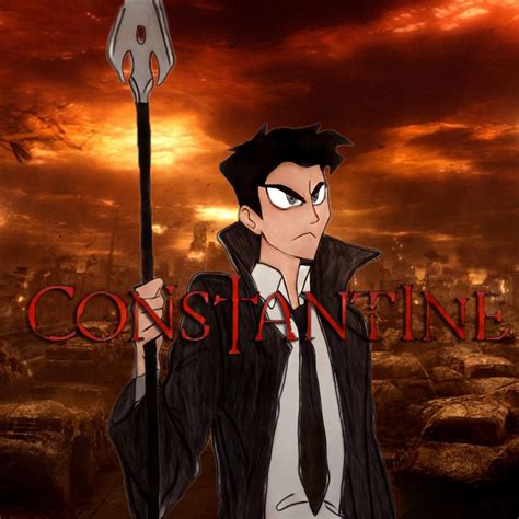 Hazbin Hotel Crossover John Constantine Meine Interpretation