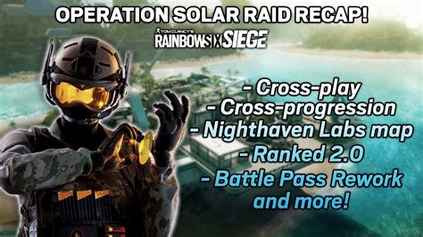Operation Solar Raid Recap Rainbow Six Siege Youtube