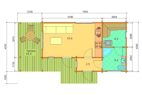 Casa Sauna De Madera Prefabricada Palmako ROBERTA 26 6 M2 Madera