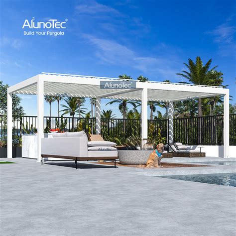 AlunoTec Customized Motorized Outdoor Sunshade Waterproof Luxury