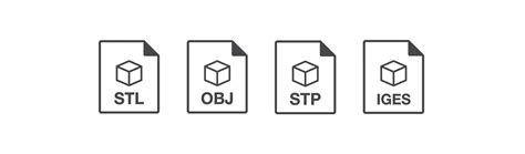 Stl Stp Obj And Igs Different File Types And Which To Use
