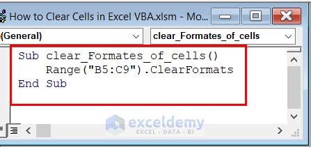 How To Clear Cells In Excel VBA 9 Easy Methods