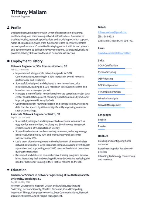 Snapchat Network Engineer Resume Examples ResumeCat