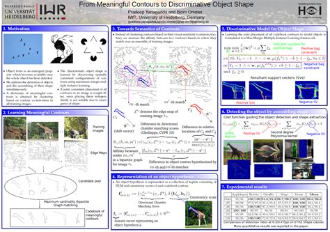 from meaningful contours to discriminative object shape heidelberg collaboratory for image