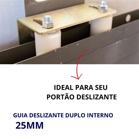 Roldana Guia Duplo Interno 25mm MEGAFER