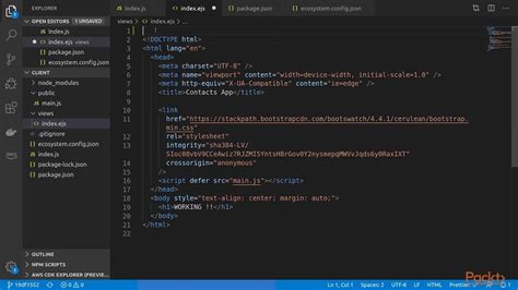 restful web api design node js 12 setting up the web application server youtube