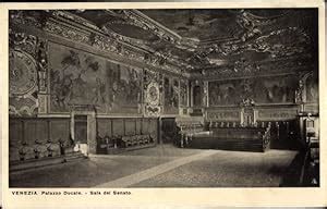 Ansichtskarte Postkarte Venezia Venedig Veneto Palazzo Ducale Sala