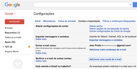 Como Receber E Mails De Outras Contas No Gmail Internet Tecnoblog
