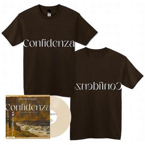 CONFIDENZA LP T SHIRTS XL THOM YORKE トムヨーク 日本語帯付きLP Tシャツ XL トム