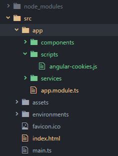 Javascript Angular 4 Index Html Won T Load Any Script Stack Overflow