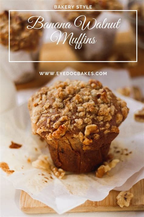 One Bowl Jumbo Banana Nut Muffins Recipe Banana Nut Muffins Banana