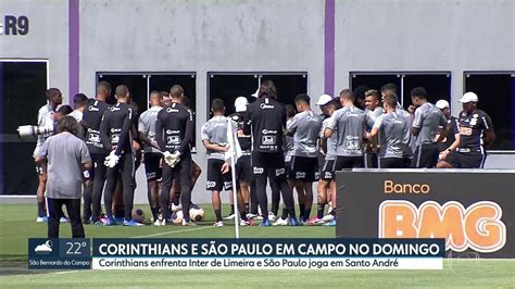 Corinthians e São Paulo entram em campo neste domingo SP2 G1