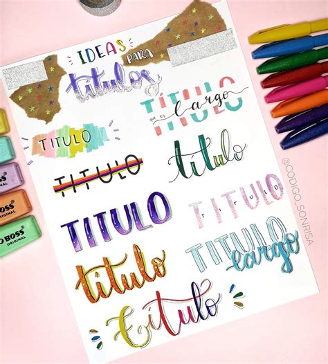10 Tipos De Letras Para Apuntes Y Titulos Bonitos Youtube