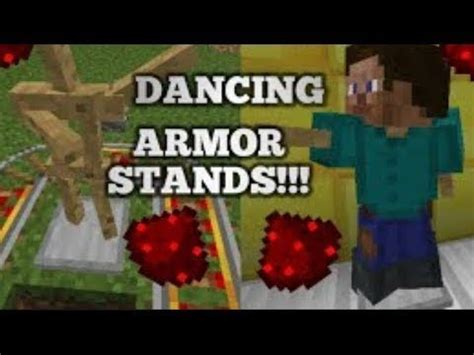 How To Make Dancing Armor Stands In Minecraft YouTube