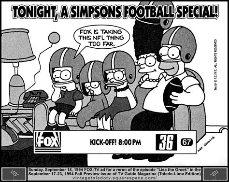 On This Day In Simpsons History On Twitter The TVGuide Ad For The