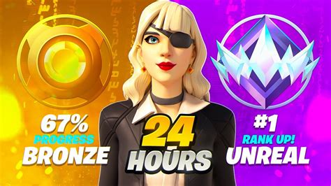 Bronze To Unreal Solos Ranked Speedrun In Hours Chapter Fortnite