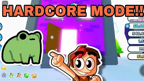 Fastest Way To Unlock Hardcore In Pet Sim X Youtube