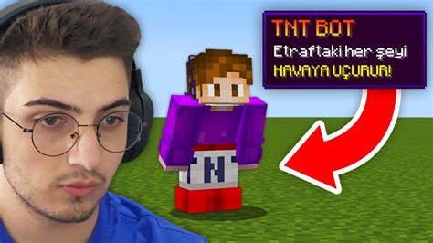 Minecraft ama ÖZEL BOTLAR var YouTube