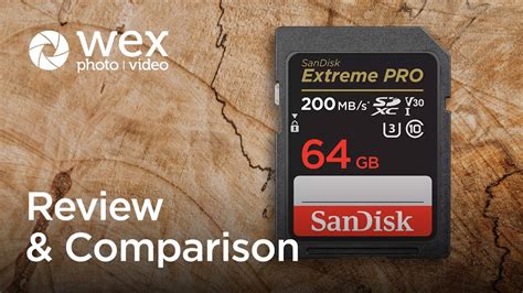 Review Comparison Sandisk Card Formats YouTube