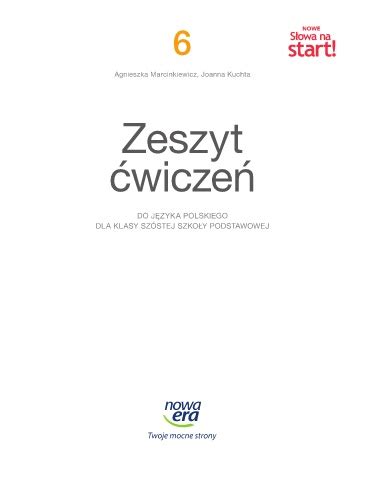 Page 3 Nowe słowa na start 6 Zeszyt ćwiczeń