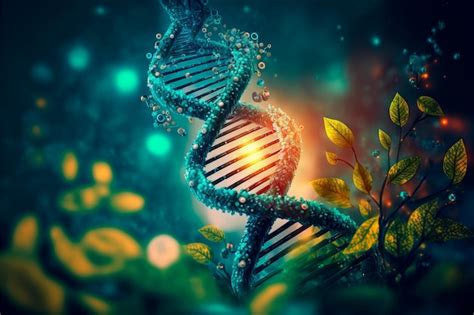 Premium Photo Dna And Genetics Research Concept Dna Molecule