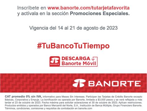 Banorte Hot Fashion 2023 15 de bonificación en tiendas participantes
