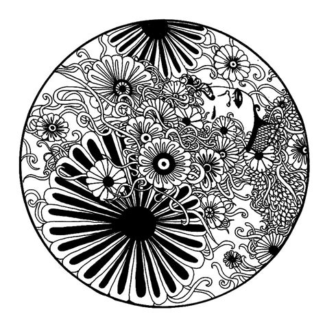 Flowered Mandala By Elanise Art Mandalas With Flowers Vegetation