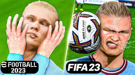 EFootball FIFA 23 Vs EFootball 2023 Graphics Facial Expressions