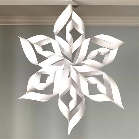 3D Paper Snowflakes Templates