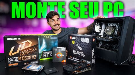 Como MONTAR Um PC GAMER COMPUTADOR PASSO A PASSO Em 2022 COMPLETO