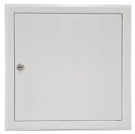 DRZWICZKI REWIZYJNE 40x120 STRUKTURA BIAŁY MAT RAL 9003 ZAMEK DREZ