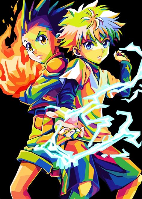 Gon Freecss X Killua Zoldyck Posters Prints By Val Houth Printler