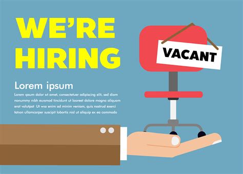 We Are Hiring Concept Design Vector Art At Vecteezy