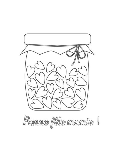 Coloriage Bonne Féte Mamie 5 télécharger et imprimer gratuit sur
