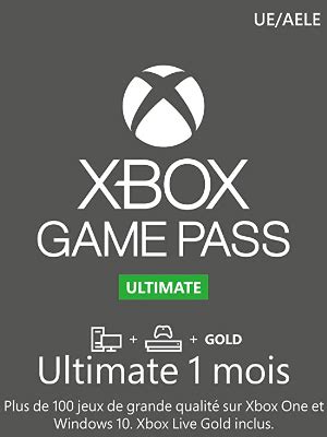 Acheter Cartes Abonnements Et Game Pass Pour Xbox Alloparadise
