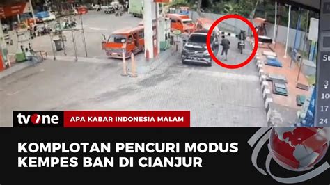 Aksi Komplotan Pencuri Modus Ban Kempes Terekam Cctv Akim Tvone Youtube