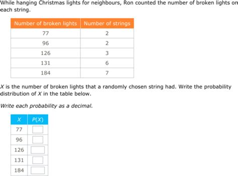 Ixl Write A Discrete Probability Distribution Grade Maths Practice
